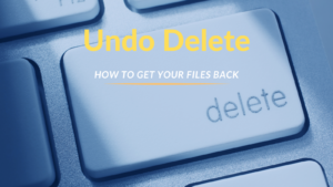 How to Get Back the File You Just Deleted or Moved with One Simple Keyboard Shortcut | Erwood Group